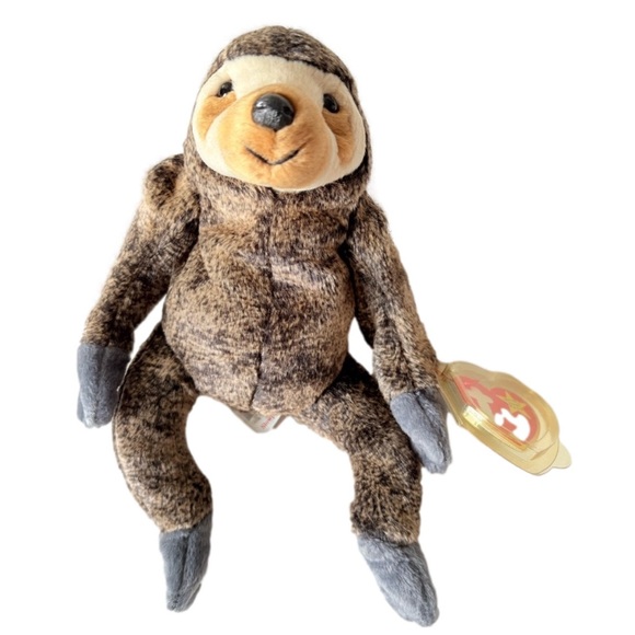 Ty | Toys | Vintage Ty Beanie Baby Slowpoke The Sloth 999 Pe Pellets ...